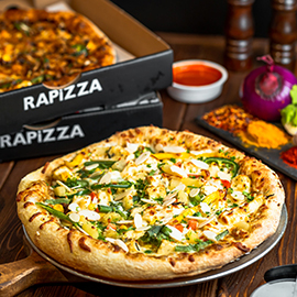 Fusion Indian Pizza | Indian Style Pizza Near Me | RAPiZZA